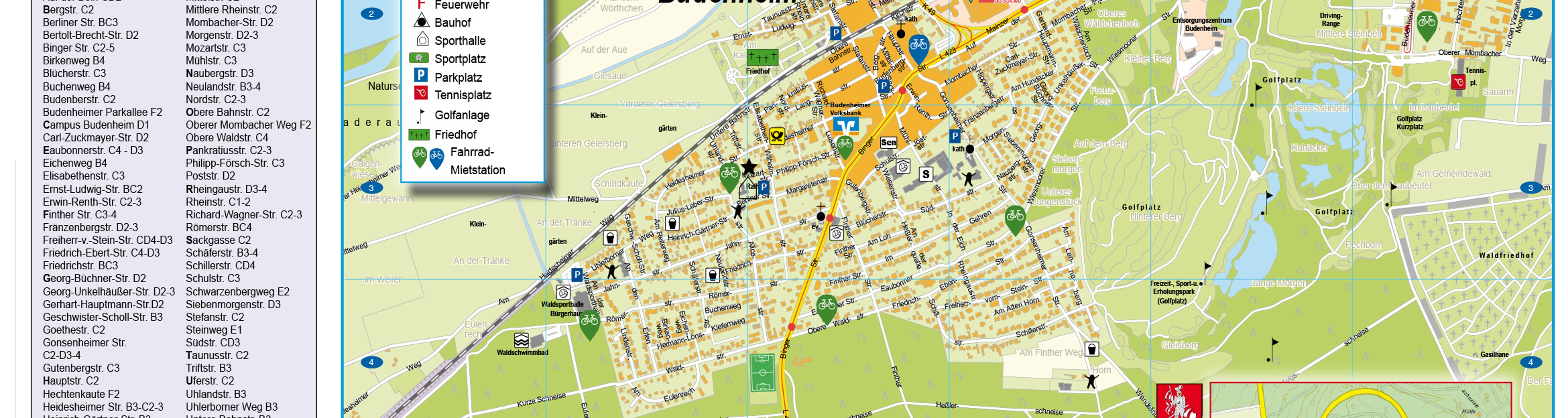 Ortsplan Budenheim | Gemeinde Budenheim